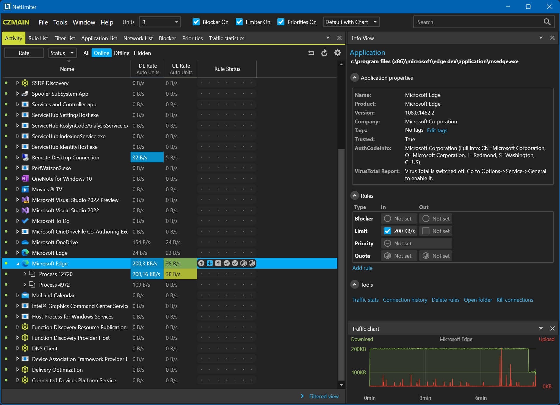 NetLimiter - Galleries